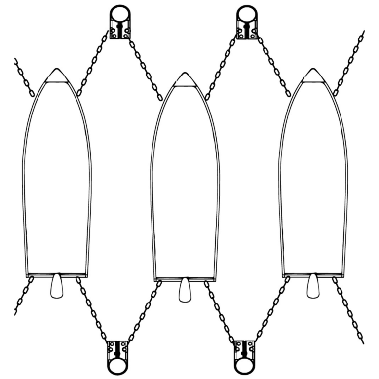 Boot an Pfahl festmachen – Bootsbefestigung Flexfix - Boot an Dalben ...